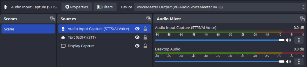 OBS Studio (STT & STTS) Setup – VRCSTT