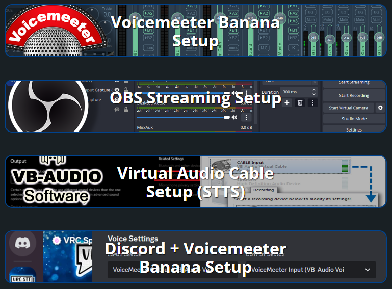 Guides & Setup – VRCSTT