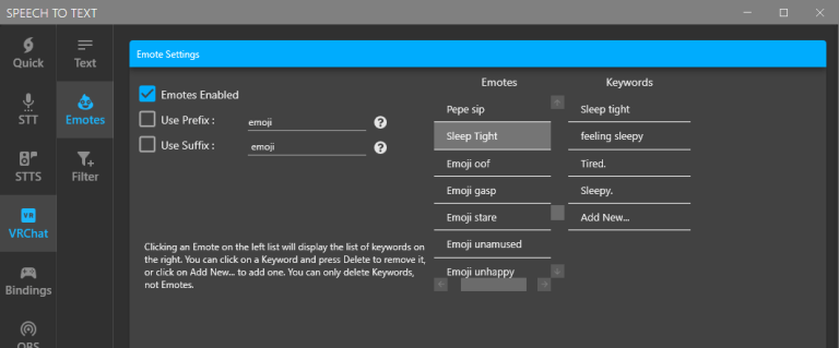 VRChat Speech To Text - Home