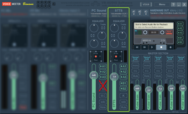 Voicemeeter Banana Setup – VRCSTT
