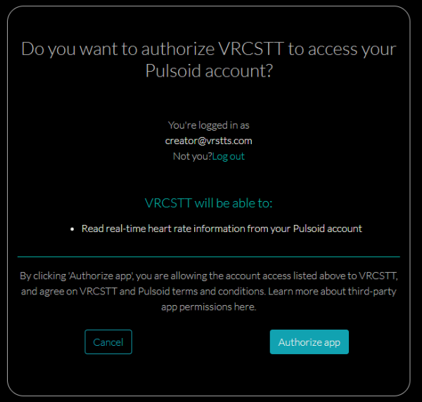 Pulsoid Integration – VRCSTT
