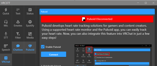 Pulsoid Integration – VRCSTT